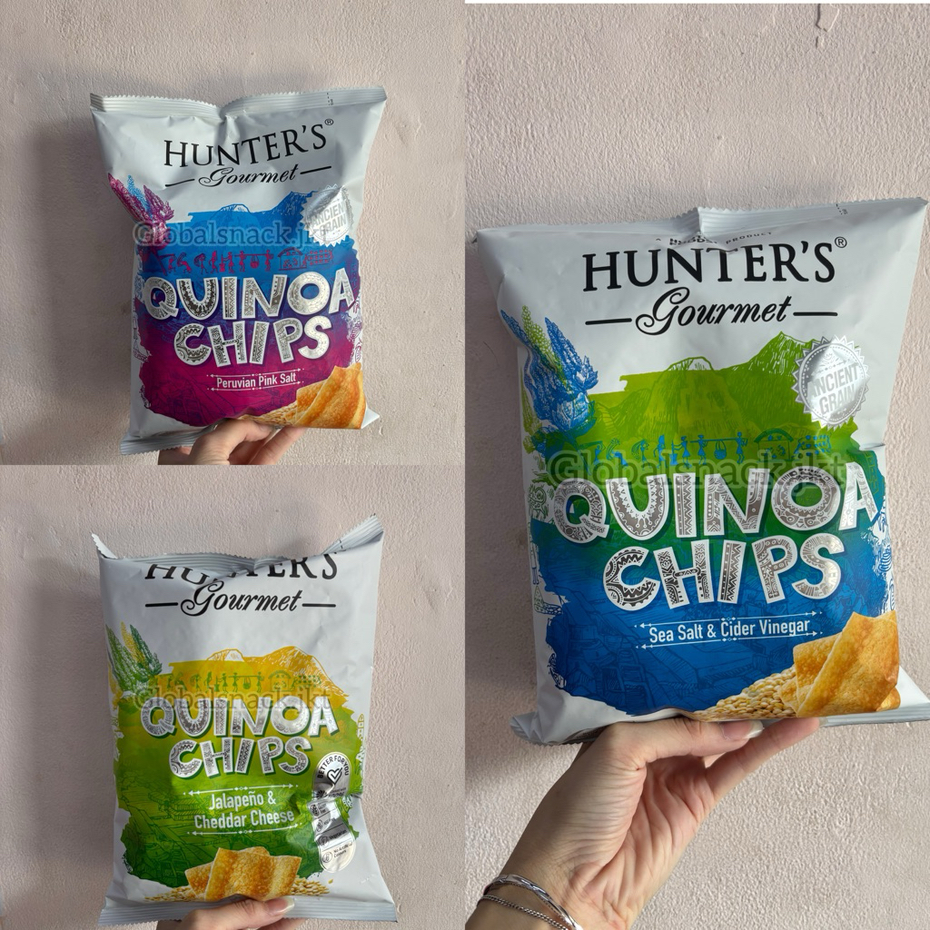 Jual HUNTER GOURMENT QUINOA CHIPS JALAPENO CHEDDAR CHEESE / SEA SALT ...