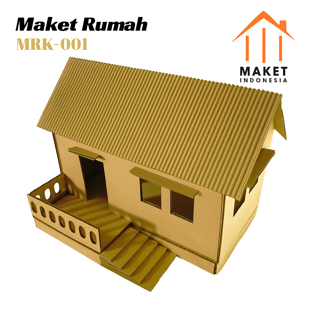Jual Maket Miniatur Rumah dari Kardus miniatur rumah kardus kerajinan tangan kardus | Shopee ...