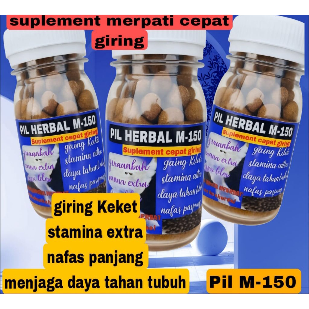 Jual JAMU MERPATI PIL HERBAL M-150 merpati cepat giring keket isi 100 ...