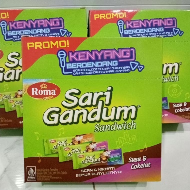Jual ROMA sari gandum ( isi 12 pcs ) | Shopee Indonesia