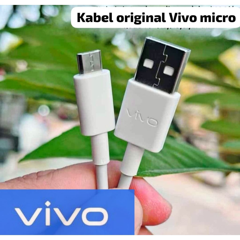 Jual Kabel asli original Vivo micro usb fast charging | Shopee Indonesia