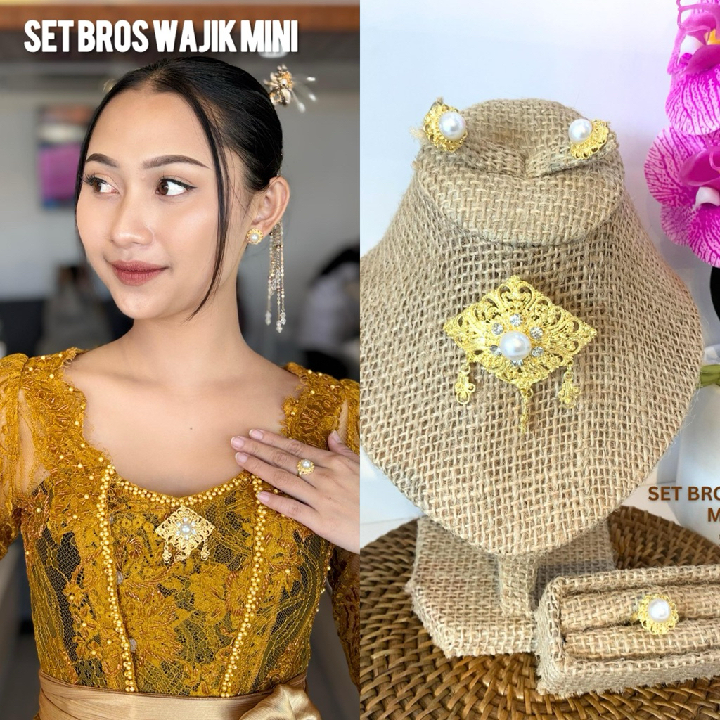 Jual Set Bros Wajik mini/ Set Bros alpaka bali / Bros Bali / Bros Kebaya Permata / Bros Alpaka ...
