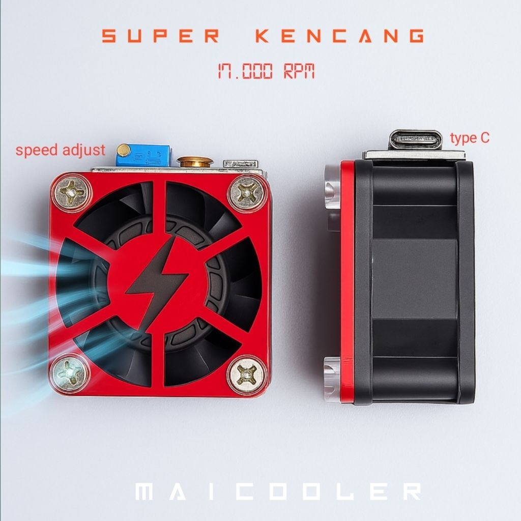 Jual MINI FAN 4cm Type C, COOLER 5V, FAN 17.000RPM | Shopee Indonesia