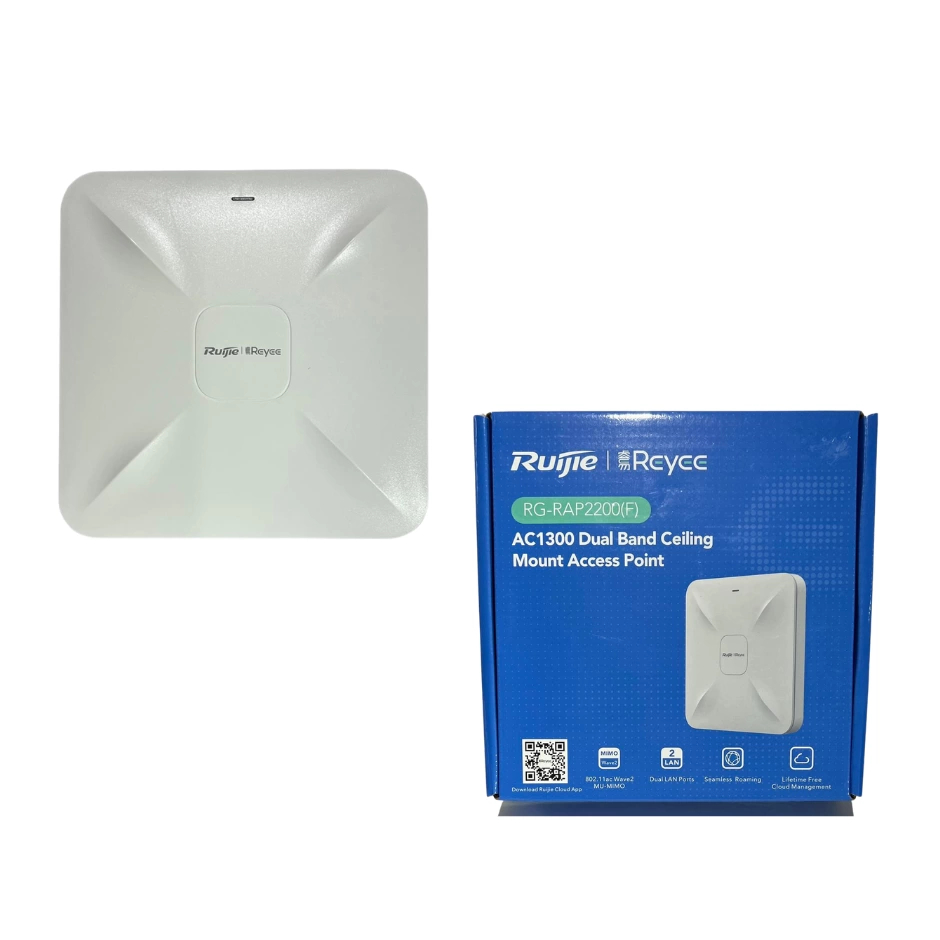 Jual RUIJIE RG-RAP2200(F) Wi-Fi 5 1267 Mbps Ceiling Access Point REYEE ...