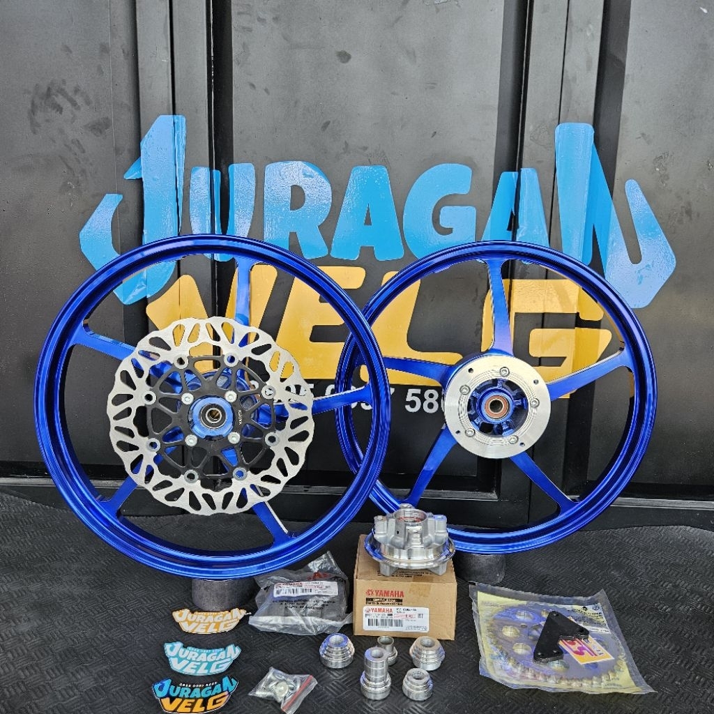 Jual wheelset velg enkei MUTAKIN 525 pnp crf klx dtracker ninja cbr ...