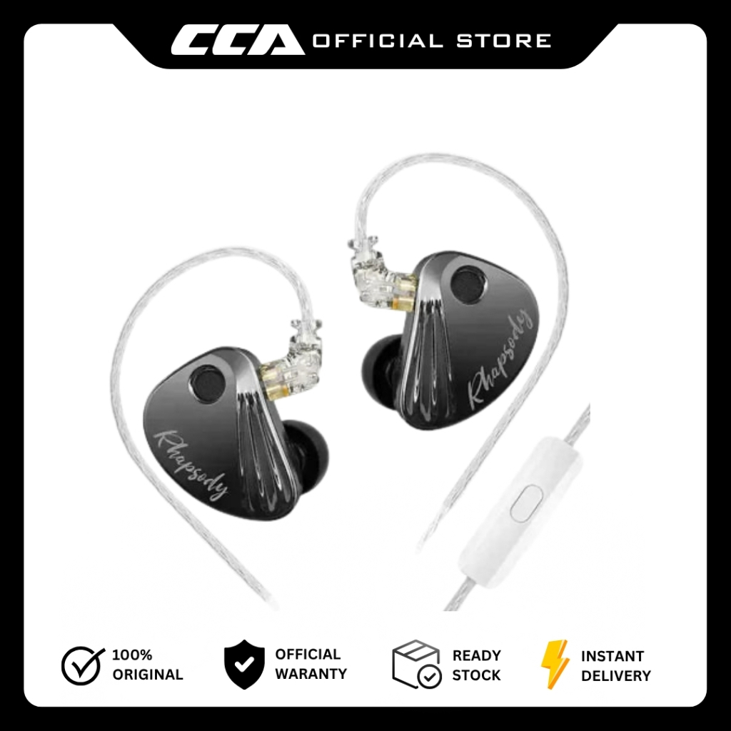 Jual CCA Rhapsody with Mic IEM Earphone 2DD+4BA Hybrid In Ear Monitor ...