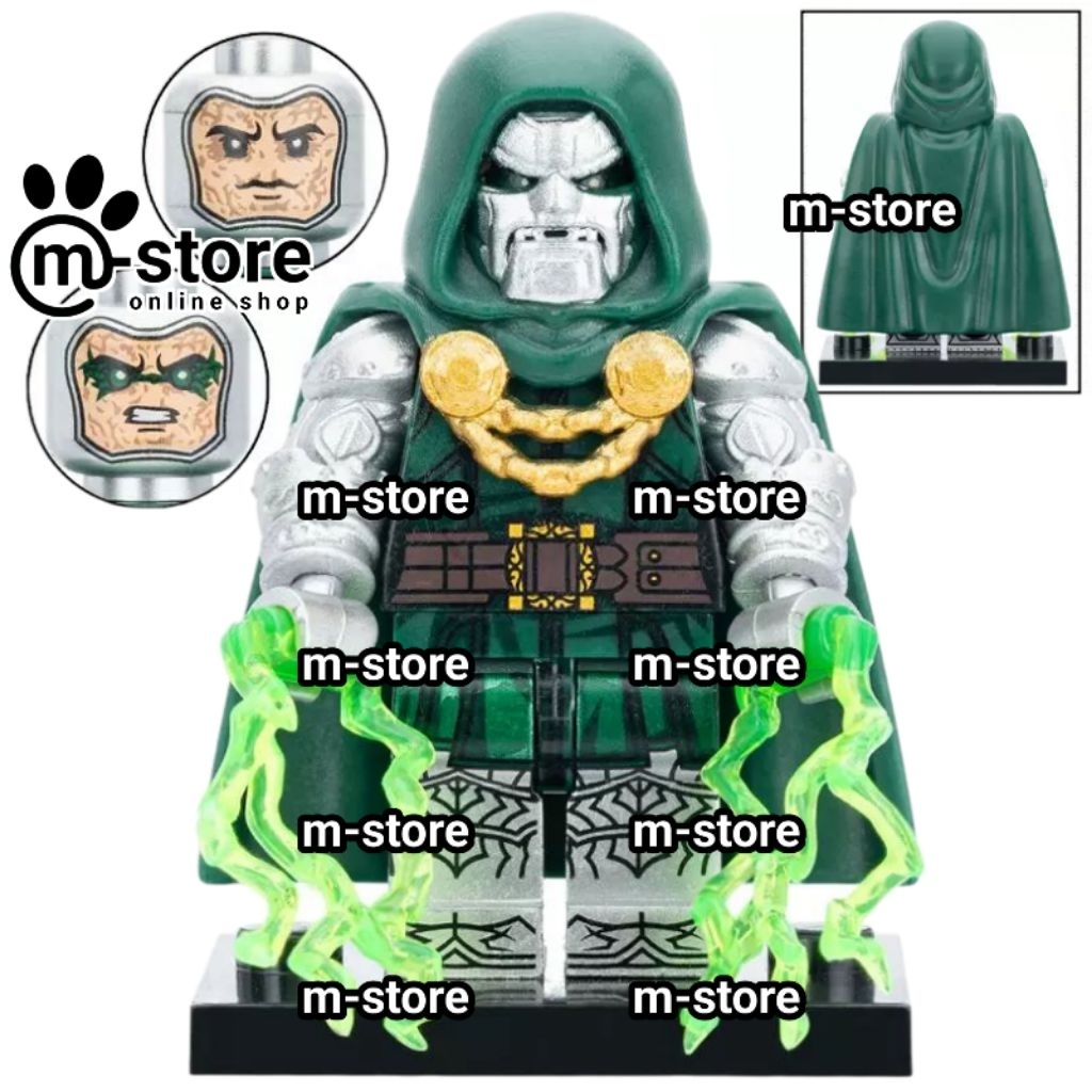 Jual brick dr doom victor von doom doctor doom mini toy figure | Shopee ...