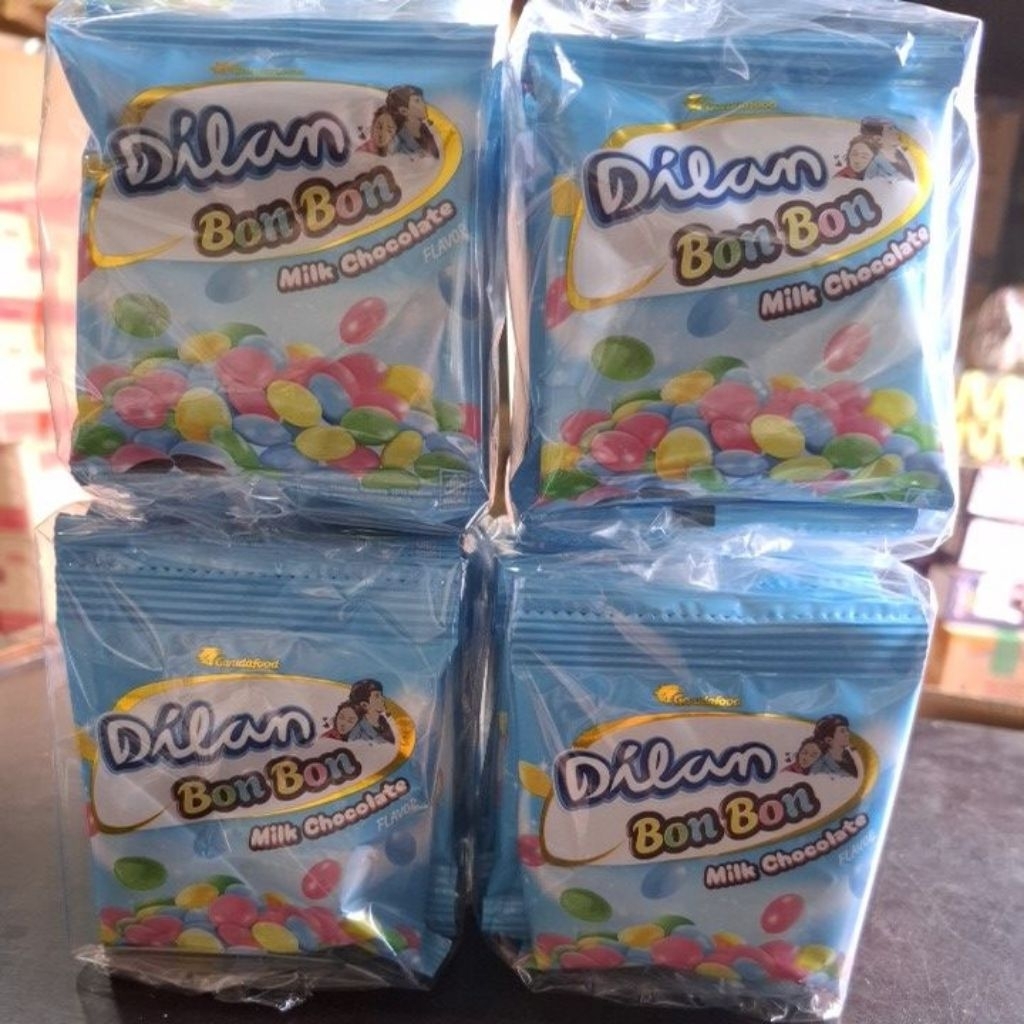 Jual Dilan Bon Bon milk coklat // 10 pcs // pack | Shopee Indonesia