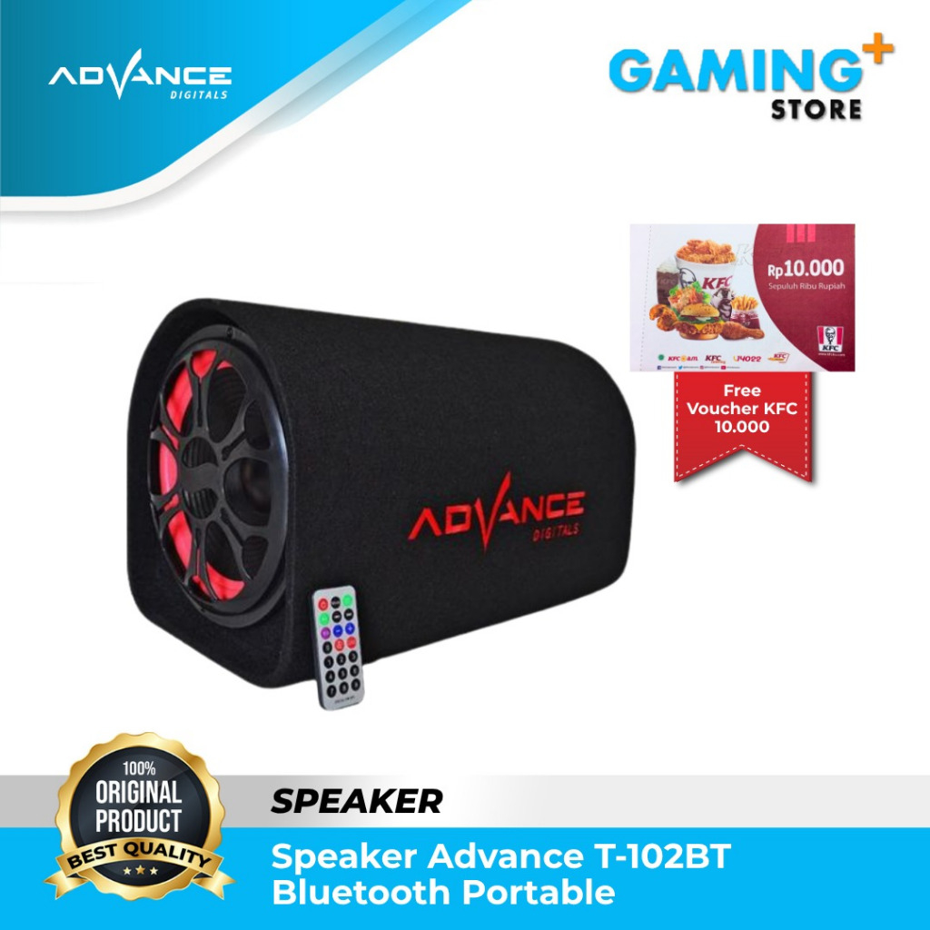 Jual Advance Speaker T-102 / T102 BT ( Subwoofer + Bluetooth + Bass ...
