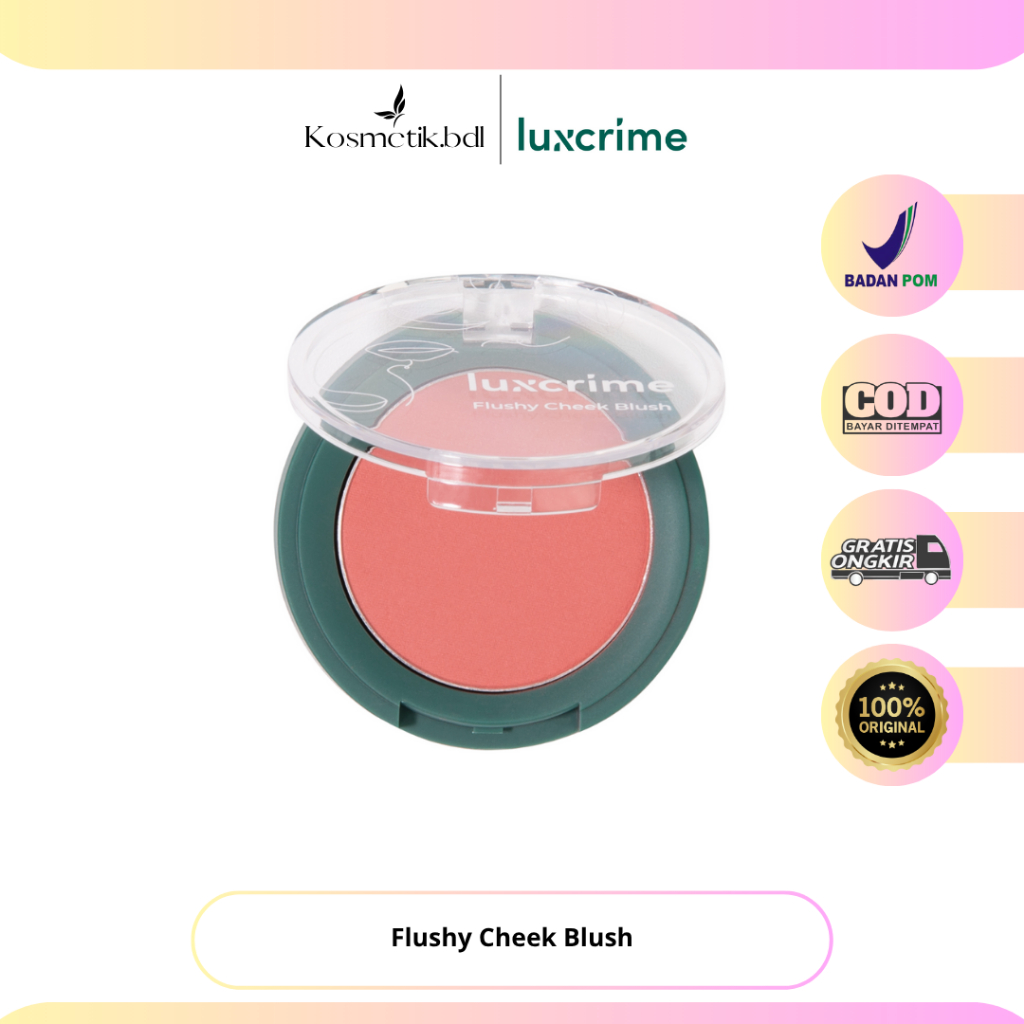 Jual LUXCRIME Flushy Cheek Blush | Shopee Indonesia