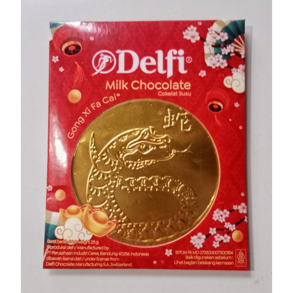 Jual Coklat Koin Delfi Edisi Imlek Tahun Ular | Shopee Indonesia