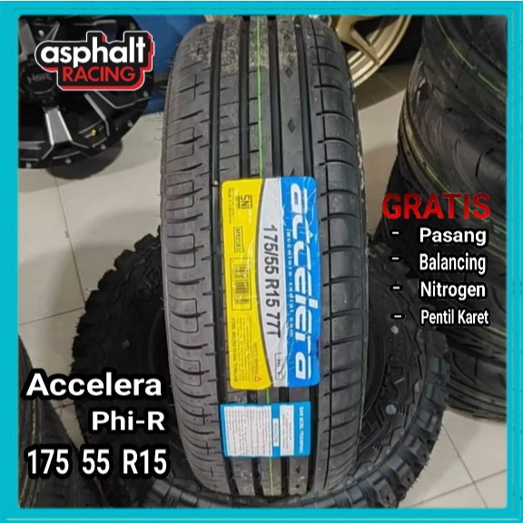 Jual Ban Mobil Tubles Ukuran 175 55 R15 Merek Accelera Phi-R Murah Dan ...