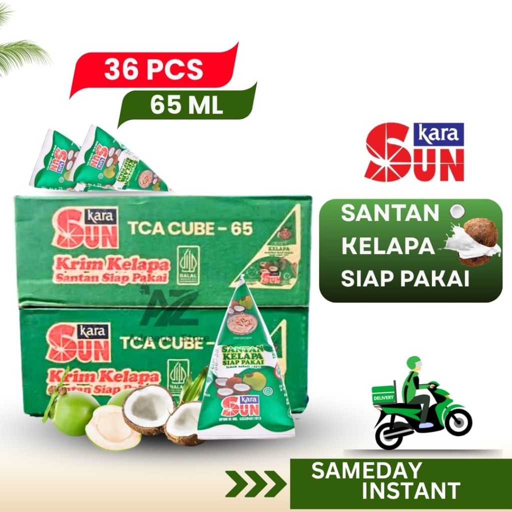 Jual Sun Kara Santan 65ml isi 36pcs | Santan Kara 1 Dus | Shopee Indonesia