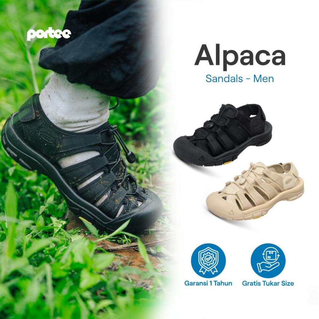 Jual Sandal Outdoor Pria Portee Alpaca – Nyaman Anti Licin | Sendal ...