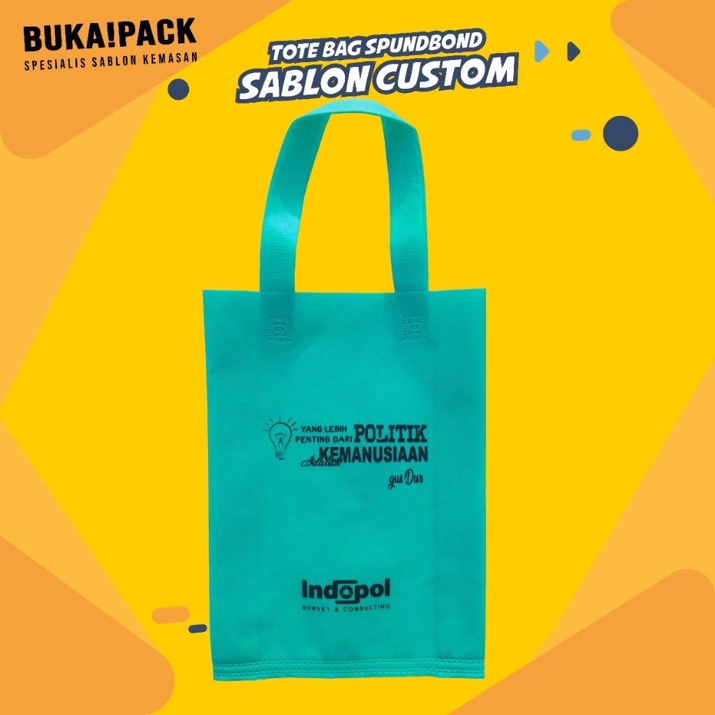 Jual TAS SABLON CUSTOM 30x40x10cm tebal 75gsm | Shopee Indonesia