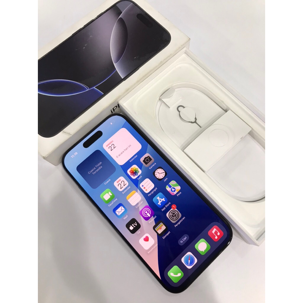 Jual iPhone 16 Pro 256 Garansi resmi iBox | Shopee Indonesia