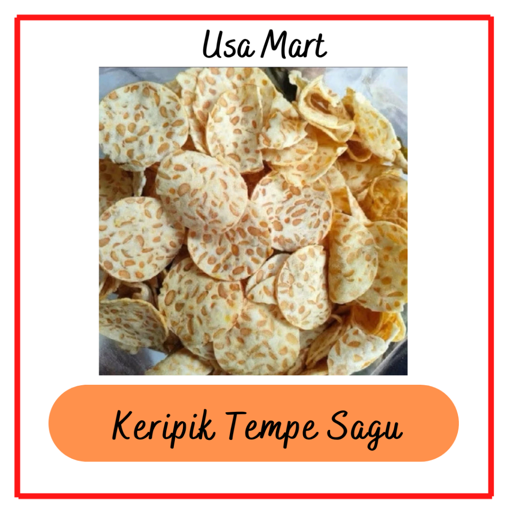 Jual KERIPIK TEMPE / KERIPIK TEMPE SAGU / KERIPIK TEMPE VIRAL 200 GRAM ...