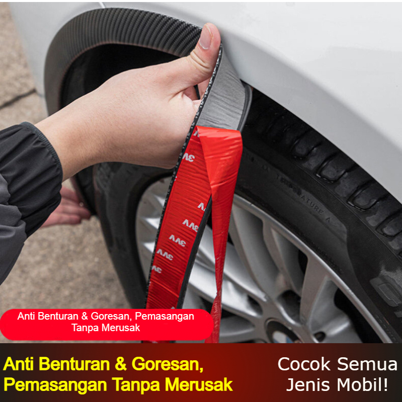 Jual Stiker Pelindung Fender Roda Mobil Motif Karbon - Anti Gores ...