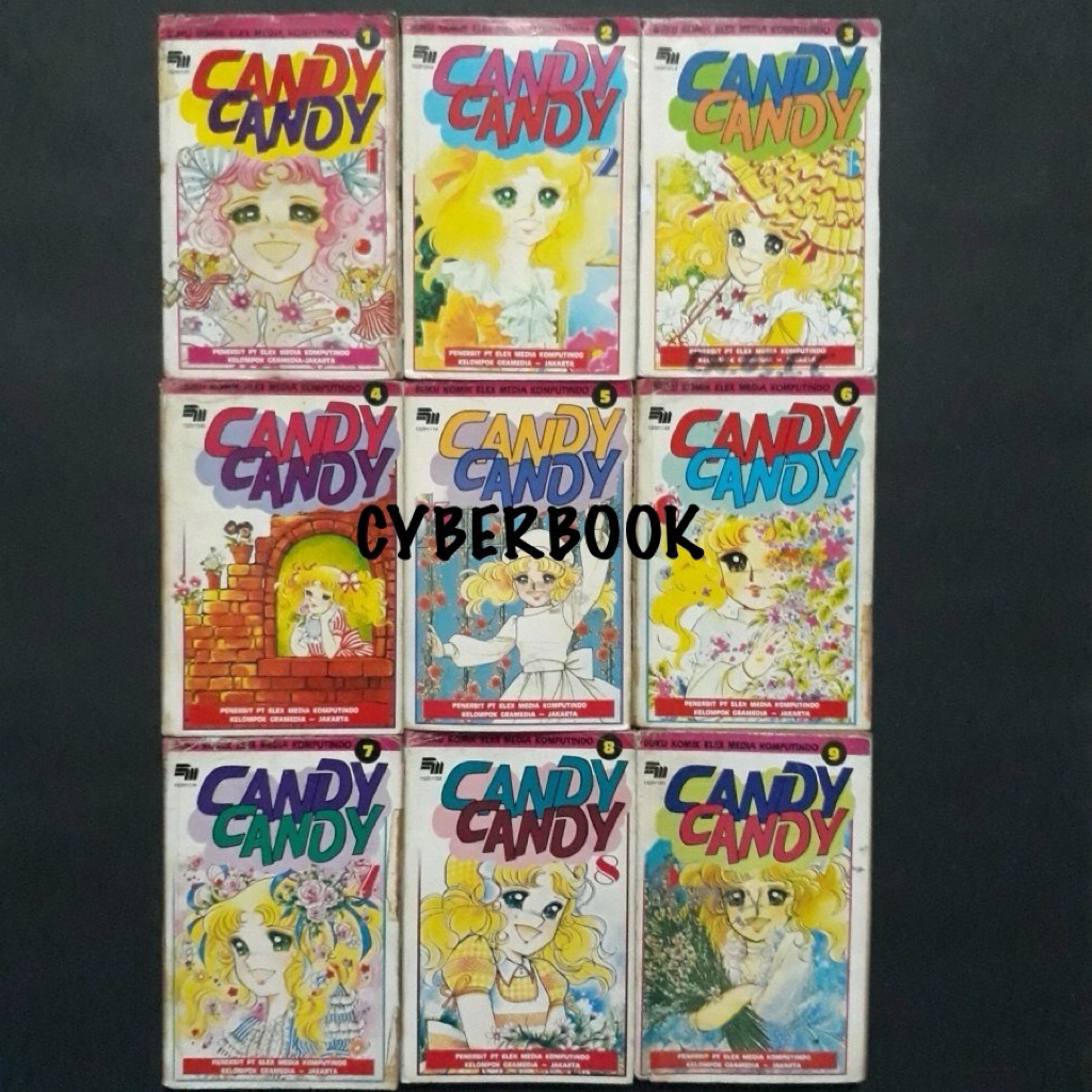 Jual komik candy candy 1-9 tamat ( yukiko igarasi - kyoko mizuki ...