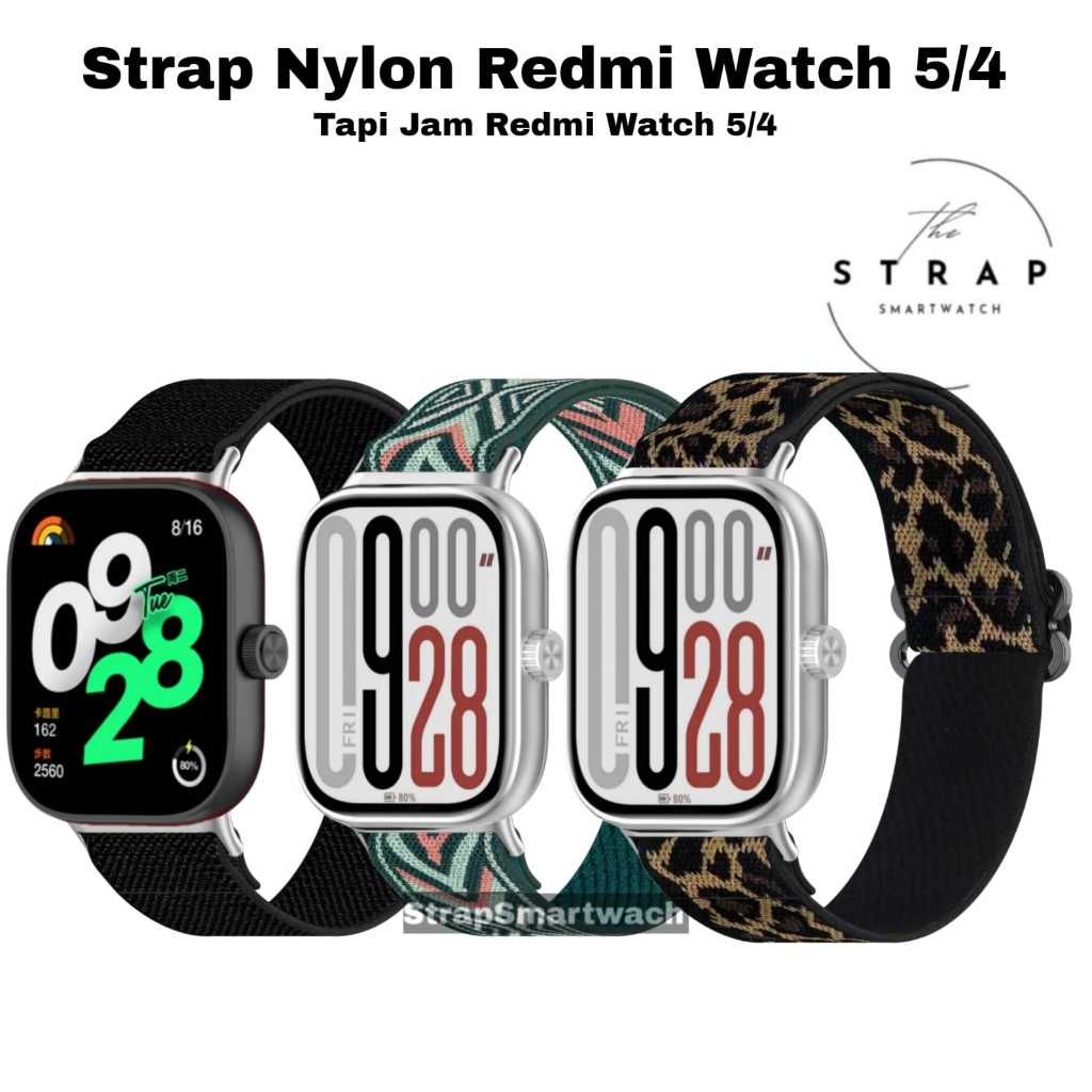 Jual Strap Nylon Redmi Watch 5 Tali Jam Redmi Watch 4 / 5 Model Nylon ...