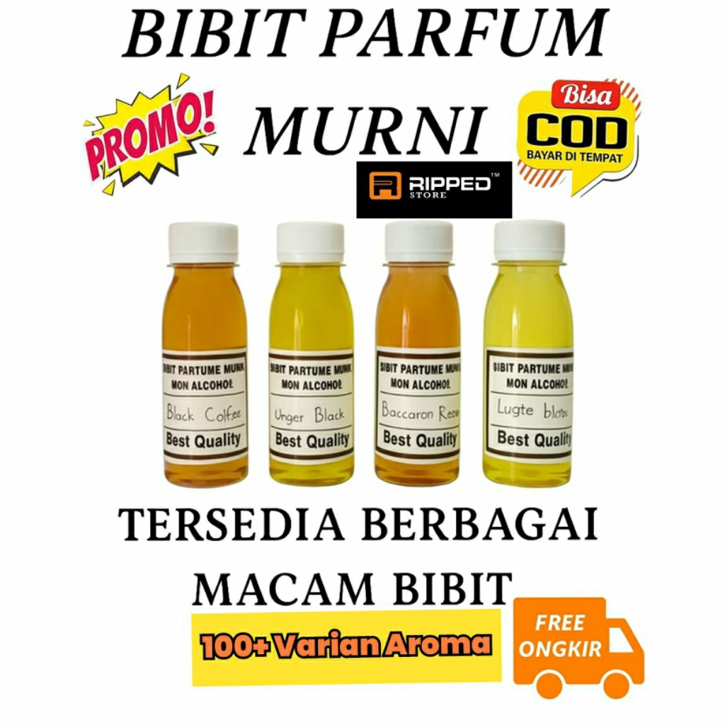 Jual 100ML Bibit Parfum Murni Non Alkohol Refill Ekonomis | Shopee ...