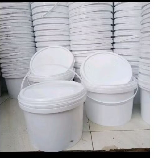 Jual Ember bekas selai Putih Bersih Ukuran 5kg Plus Tutup dan Gagang ...