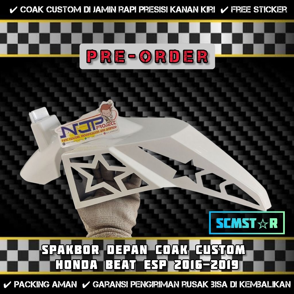 Jual Slebor / Spakbor Depan Honda Beat ESP 2016-2019 Coak Custom ...