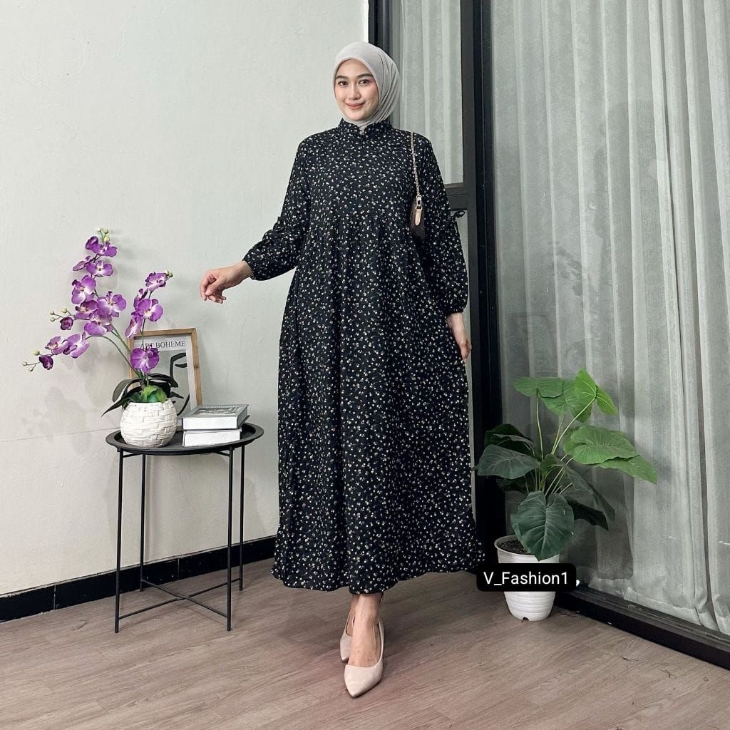 Jual Dress Gamis Bumil Busui Friendly Kekinian Terbaru || CLARA DRESS ...