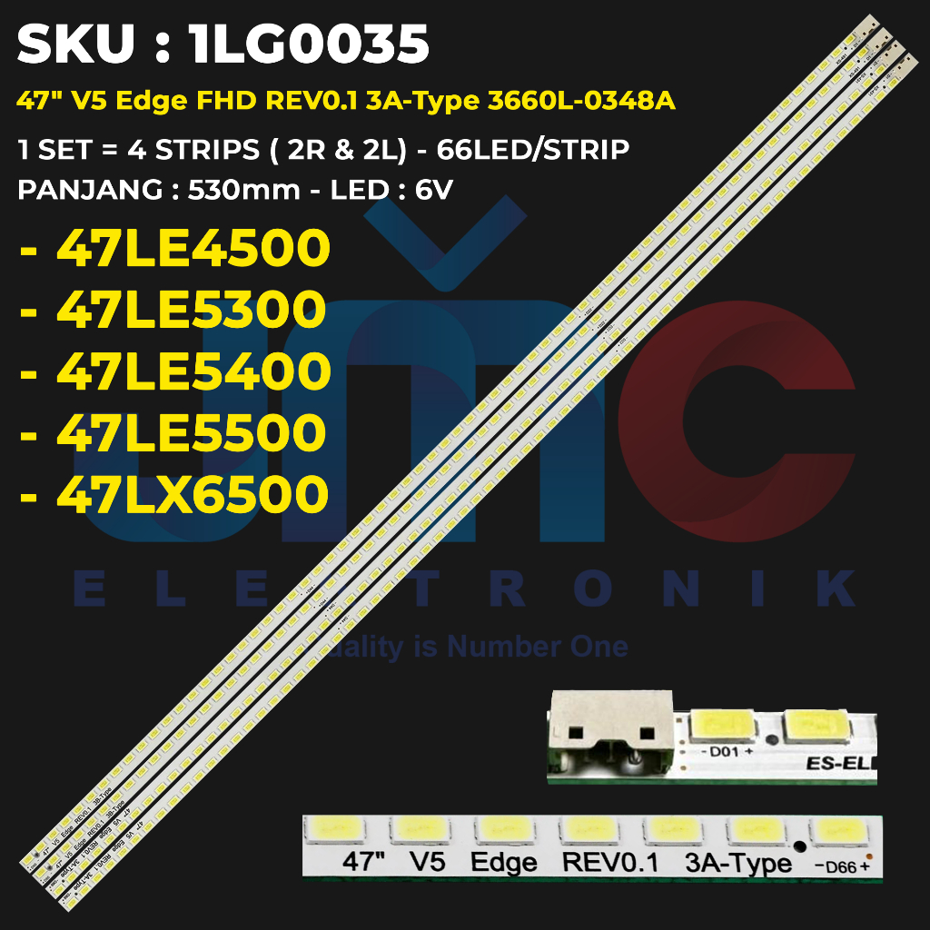 Jual Backlight TV LG 47 Inch 47LE5300 47LX6500 47LE4500 47LE5500 ...
