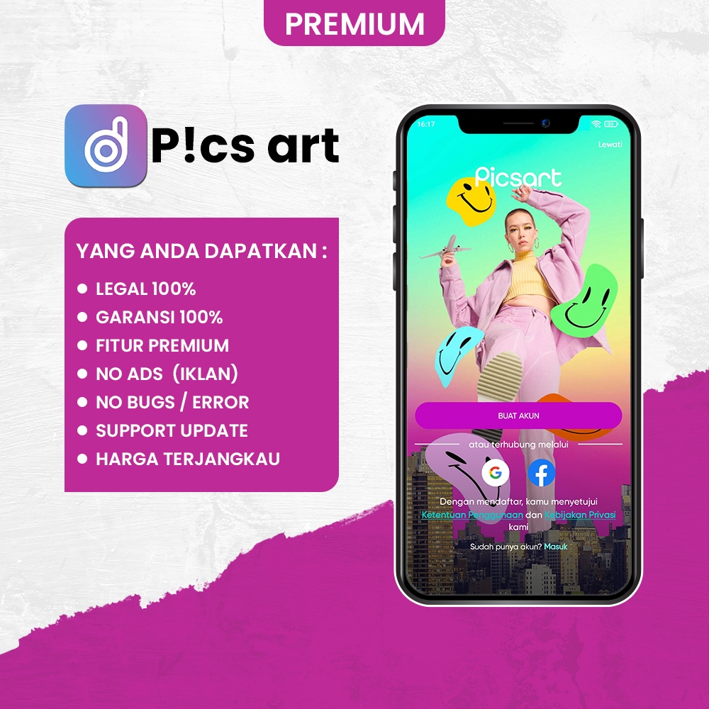 Jual P!CS 4RT PREMIUM 1 TAHUN - PICS 4RT PREMIUM IOS ANDROID MURAH ...