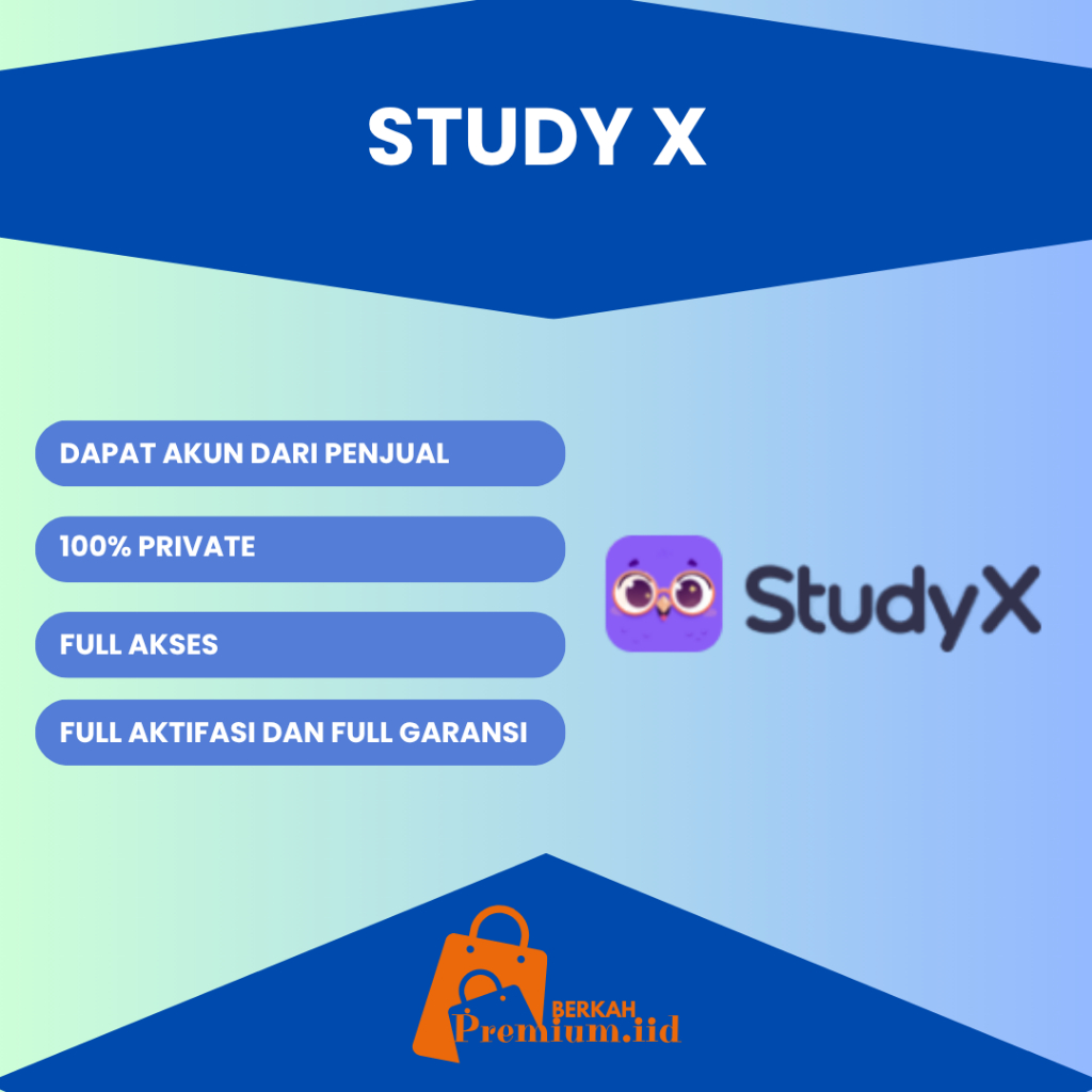 Jual StudyX Premium | StudyX AI Homework Helper | All Device | Full Garansi Full Aktifasi ...