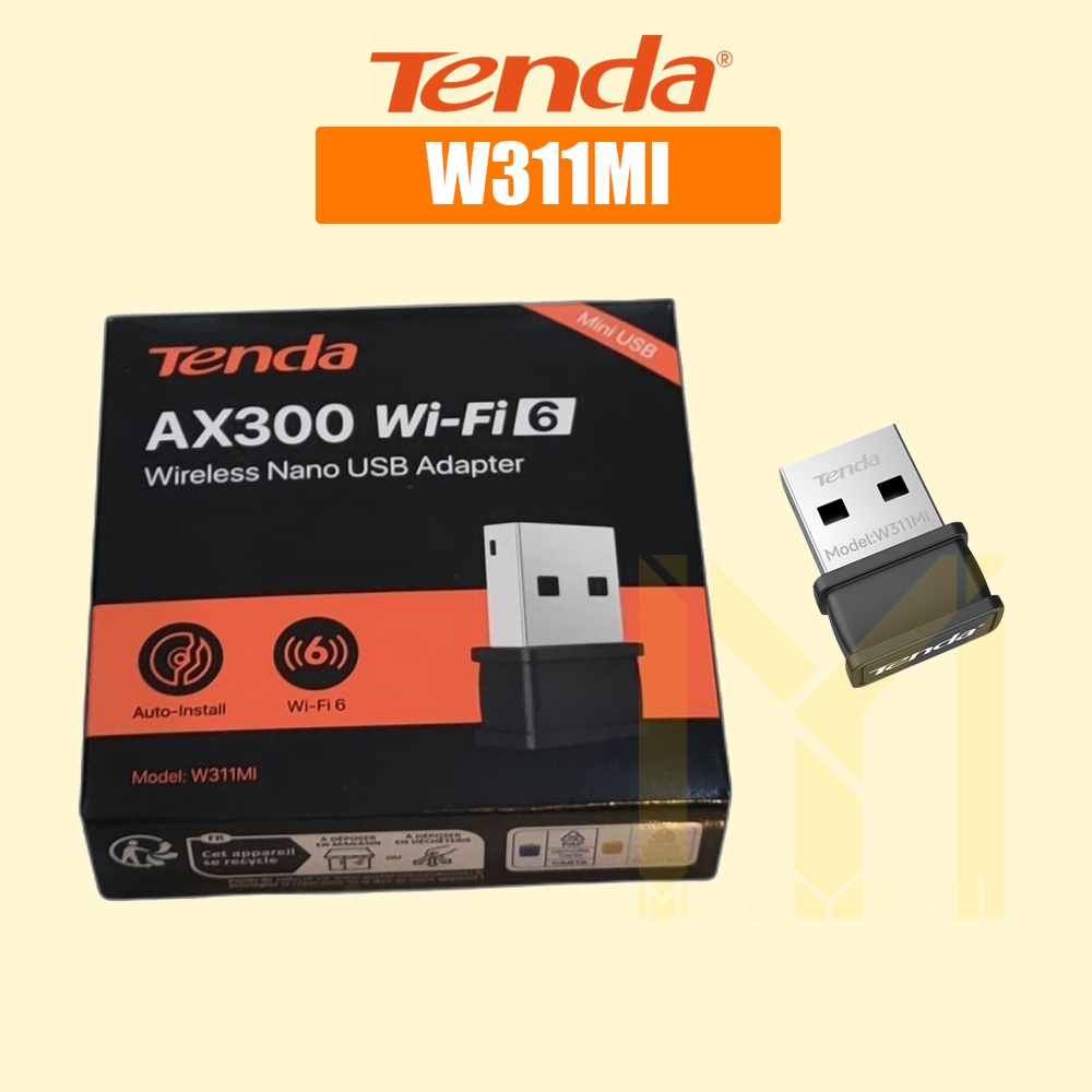 Jual USB Wifi Tenda W311MI AX300 / Wi-Fi 6 Wireless Nano USB Adapter ...