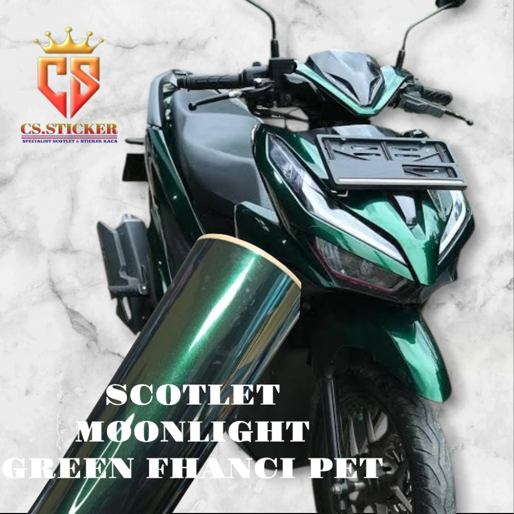 Jual Sticker Scotlite Moonlight Green Super Glossy PremiumStiker ...