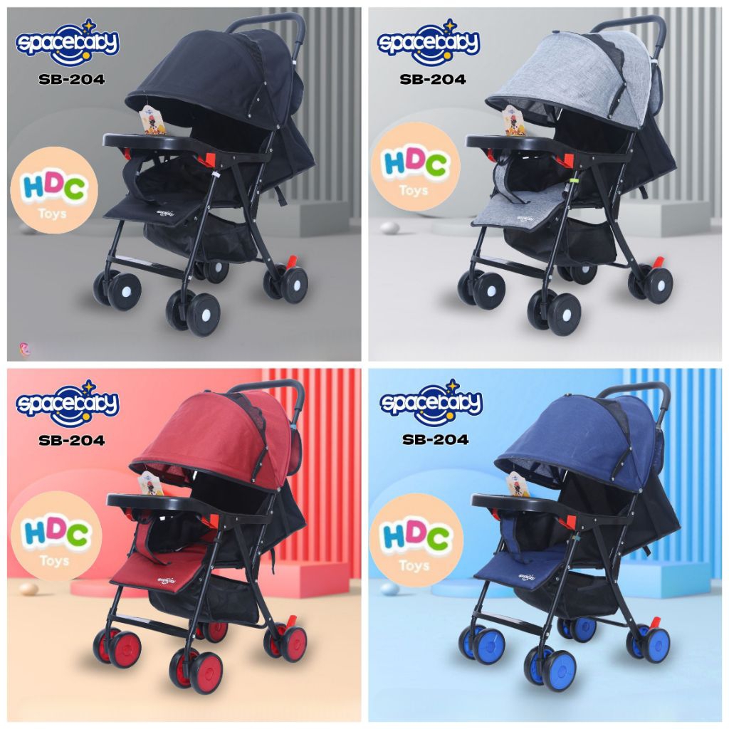 Jual Baby Stroller Space Baby SB 204/214 gagang bisa depan dan belakang ...