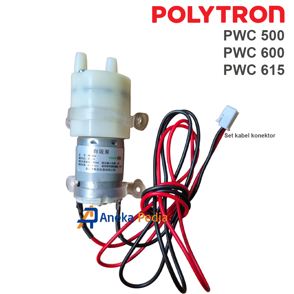 Jual SET Kabel Konektor Dinamo Polytron PWC 500 600 615 X Pompa Air ...