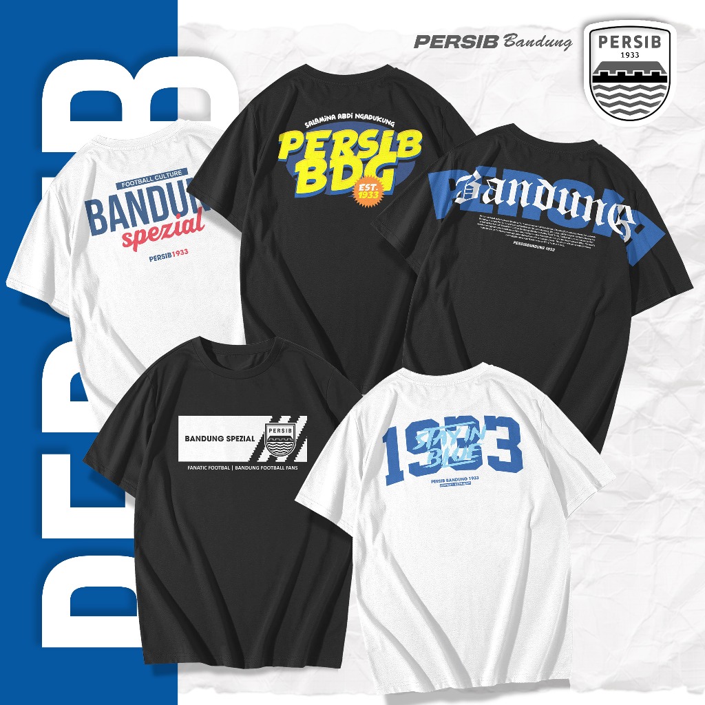 Jual Kaos Persib Bandung Fans Bobotoh Viking - Basic Tshirt 30s ...