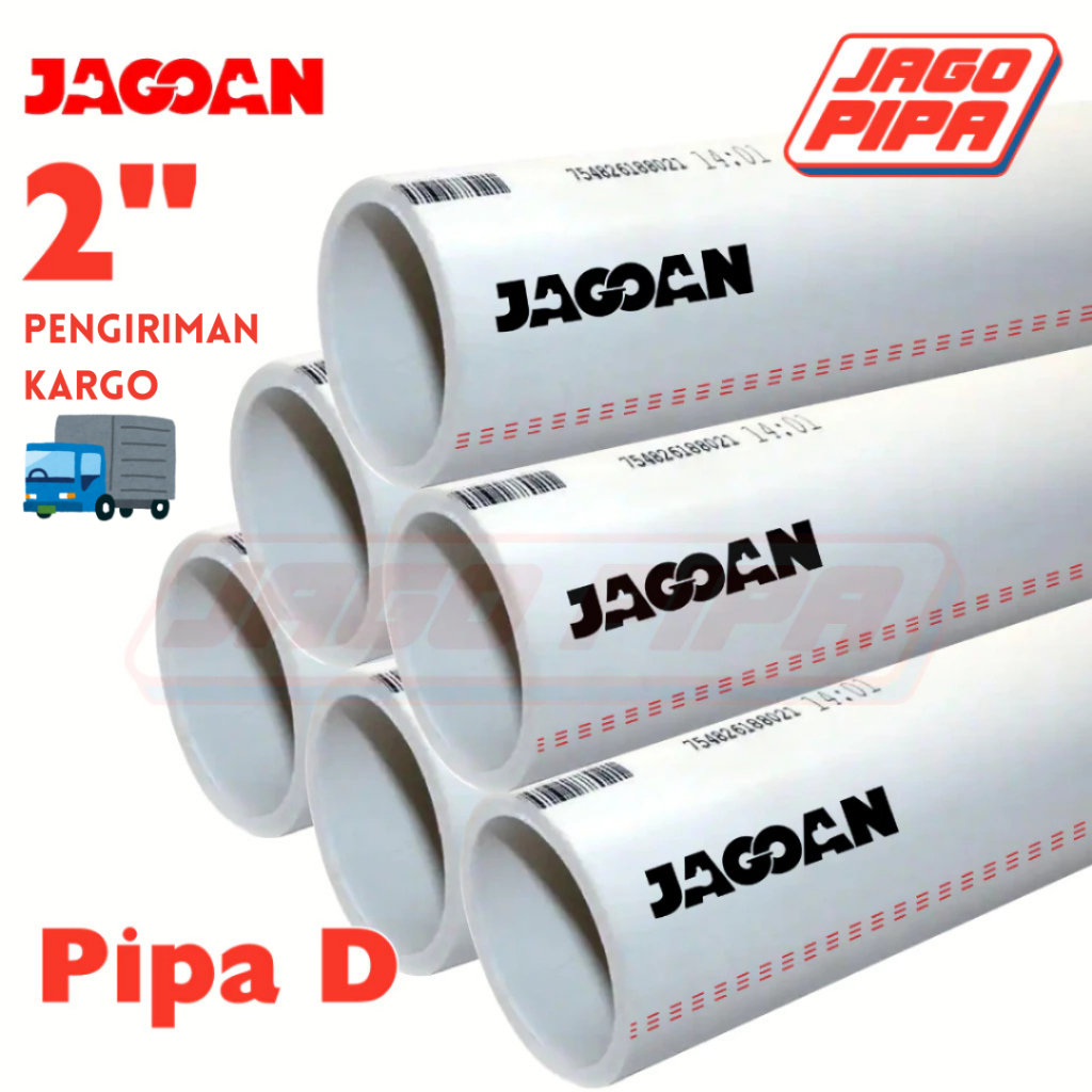 Jual Jagoan Pipa D 2 Inch PVC MOF 4 Meter Paralon Putih Pralon 2 ...