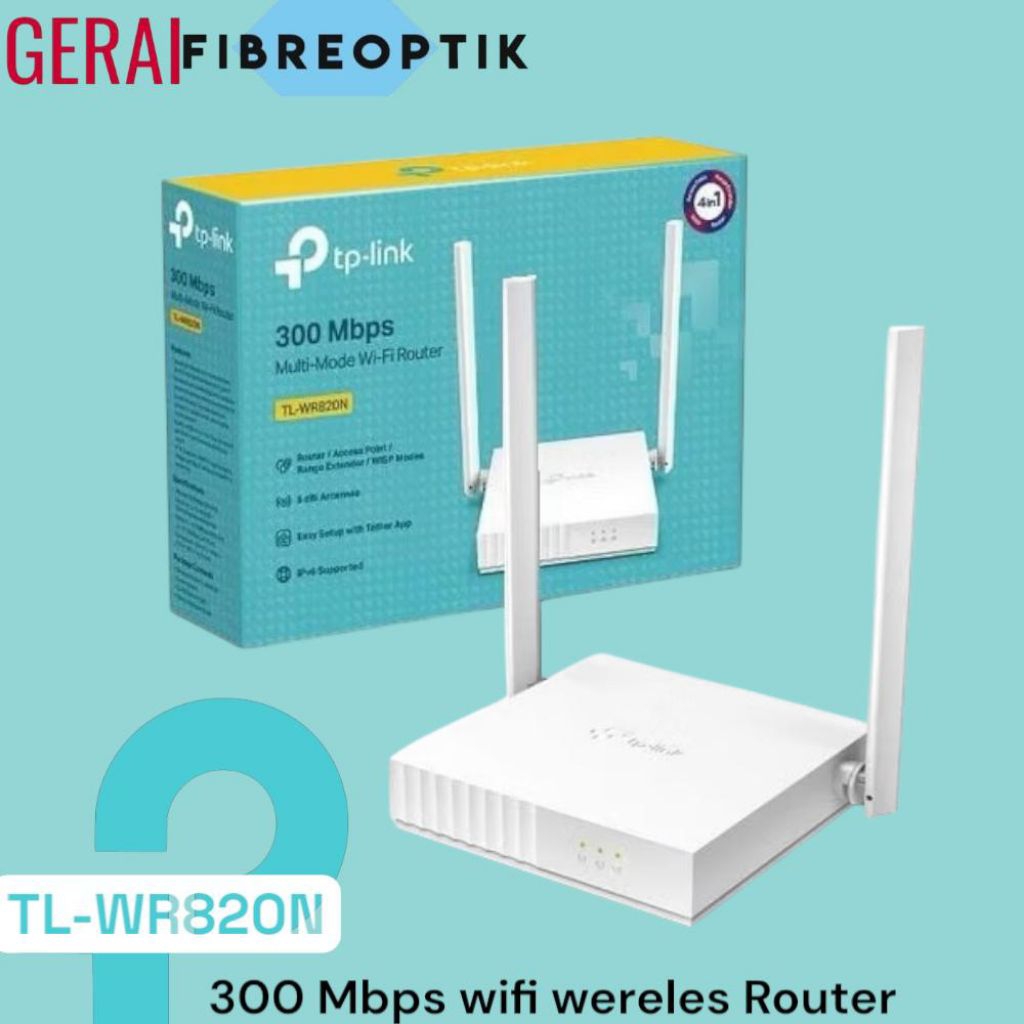 Jual tp-link TL-WR820N Router 300Mbps Multi Mode Wifi AP Extender WISP ...