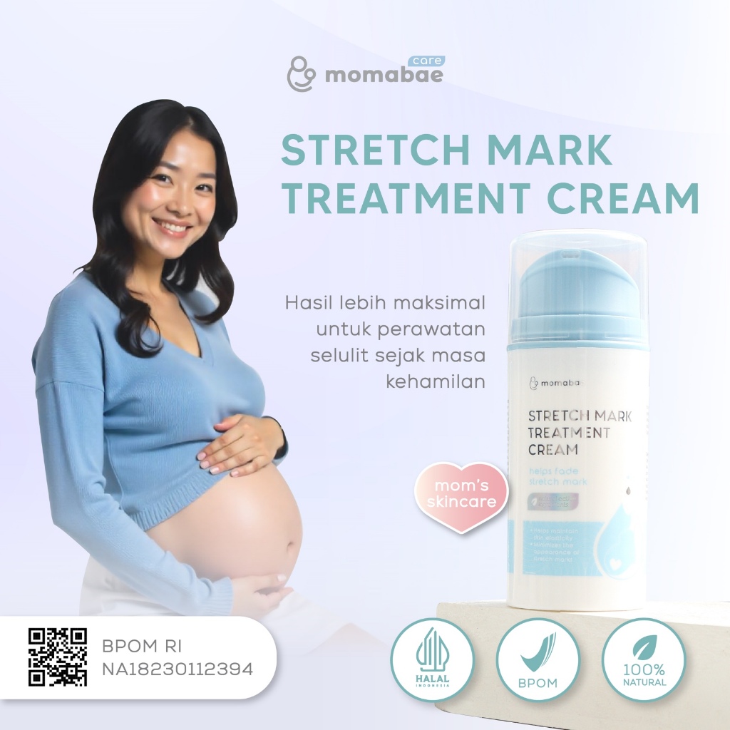 Jual MOMABAE - Stretch Mark Cream – Krim Bumil & Busui | Melembapkan ...