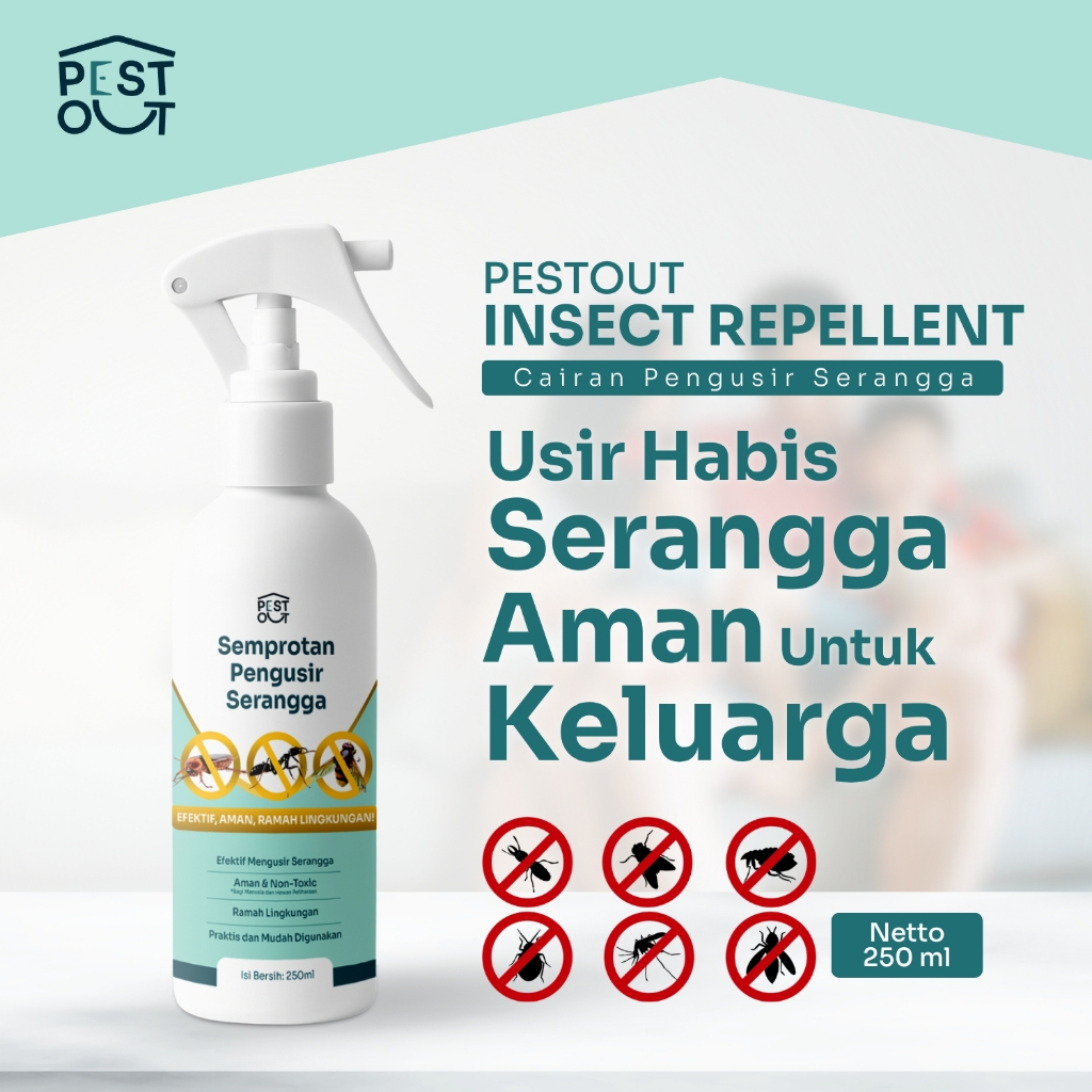 Jual Insect Repellent Spray Cairan Pengusir Serangga/Semprotan Anti ...