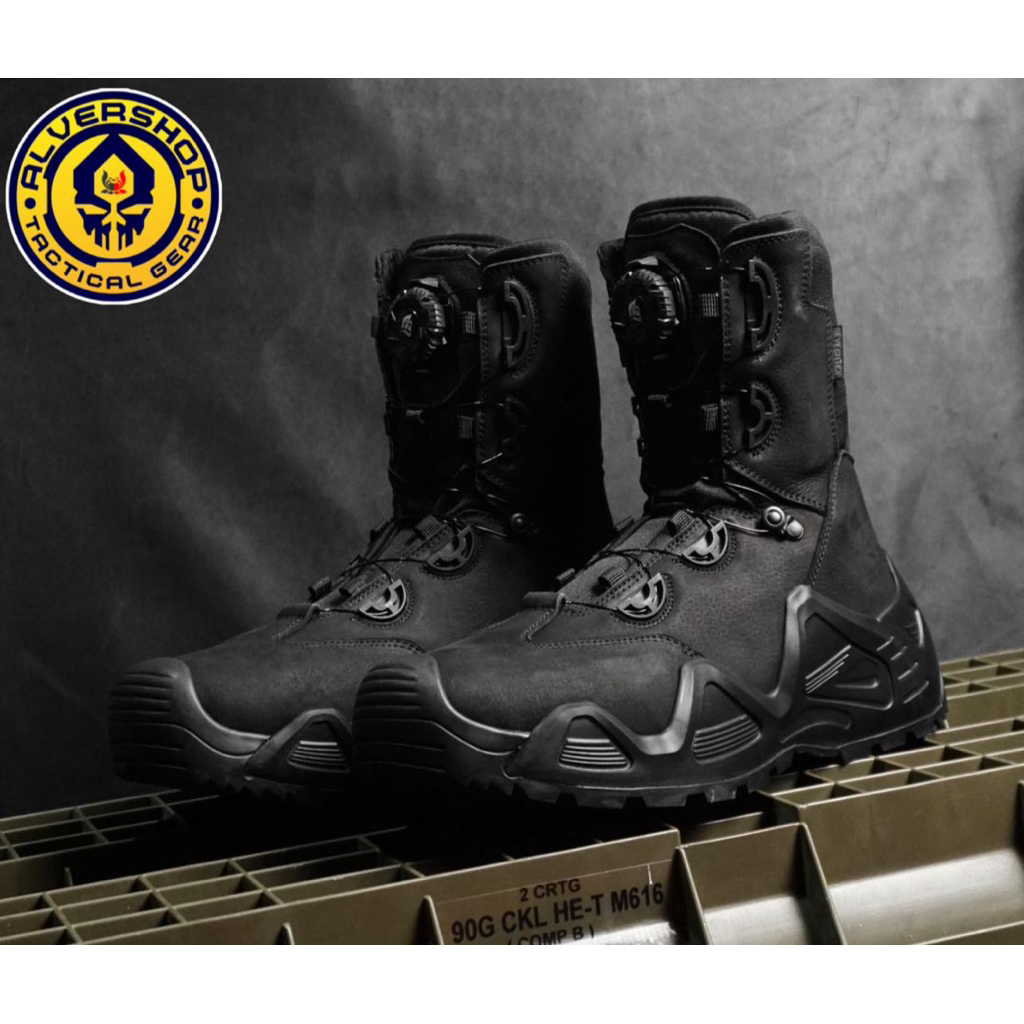 Jual Sepatu Pdl Tali Putar Model Z8-N Lowa Z-Armor Gevechen 8Inc” Hitam ...