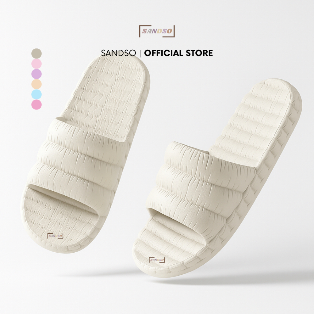 Jual SandSo Sandal Selop Karet Wanita Colourpop Anti Slip Sendal ...