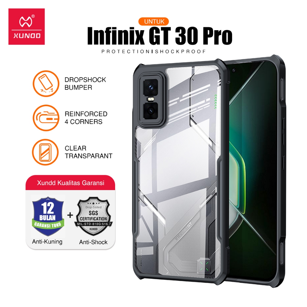 Jual XUNDD Case Untuk Infinix GT 30 Pro 6.78 inch Shockproof Slim ...