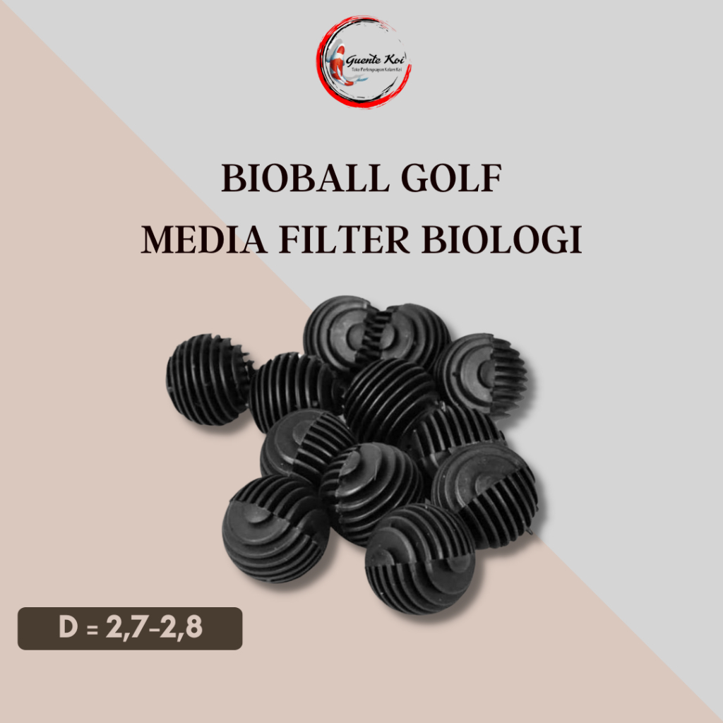 Jual Bioball / Biobal Bulat Golf Media Filter Biologi Kolam dan ...