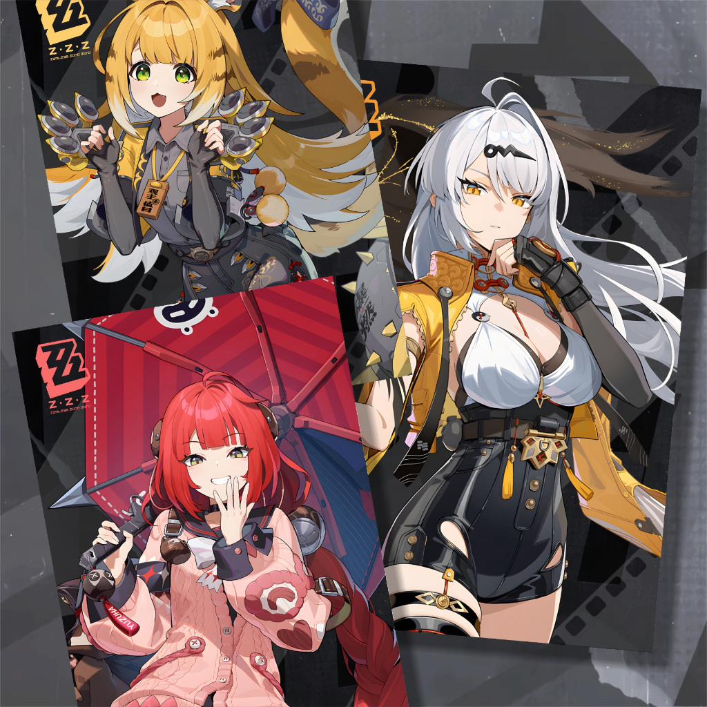 Jual Koleksi Poster A4 Anime Game Zenless Zone Zero A - ZZZ | Shopee ...