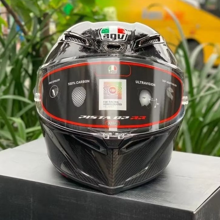 Jual HELM AGV PISTA GPRR MONO GLOSSY CARBON ORIGINAL | Shopee Indonesia