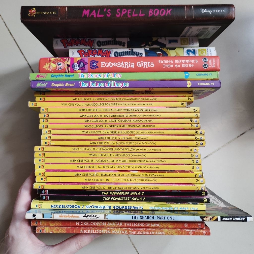 Jual preloved komik avatar aang, legend of korra, winx club, my little ...