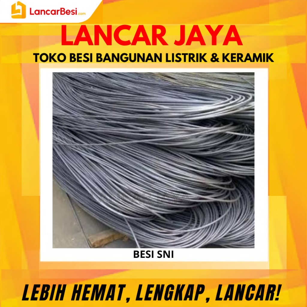 Jual Besi Beton SNI 5,3-6 WL | 5,4-6 KHH | 6 SNI SHS | 6,5-8 KHH | 6,8 ...