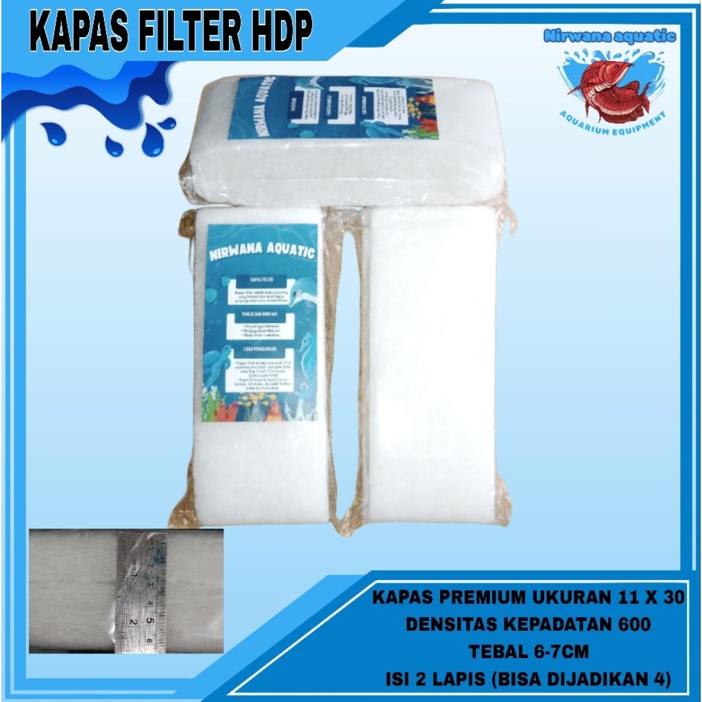 Jual KAPAS HDP (HIGH DENSITY POLYETHYLENE) FILTER AKUARIUM PREMIUM ...