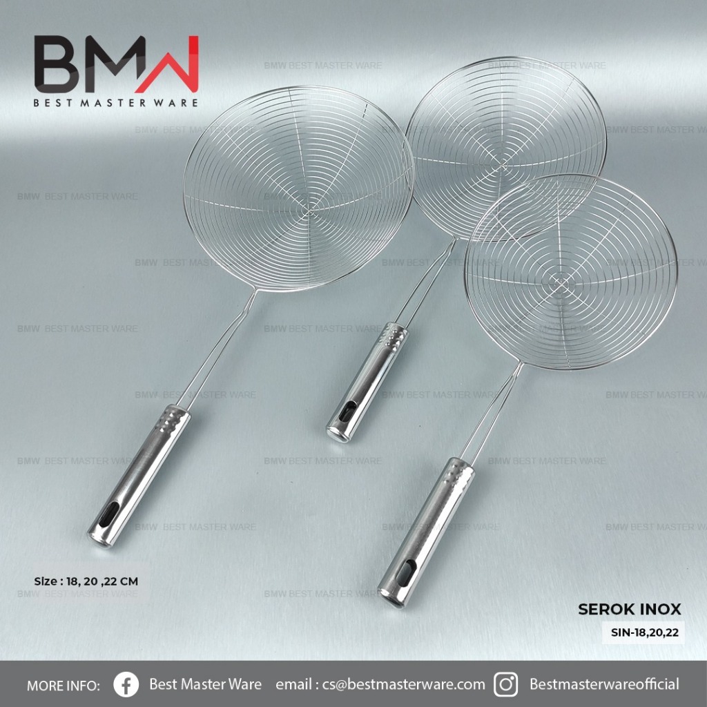 Jual Serok inox/ Saringan Tirisan / Serok Inox Masakan Kerupuk ...